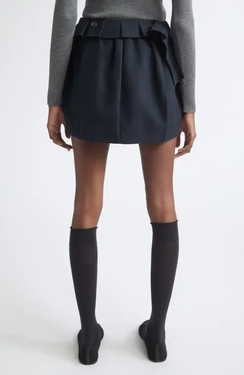 NACKIYE Montage Cotton Miniskirt