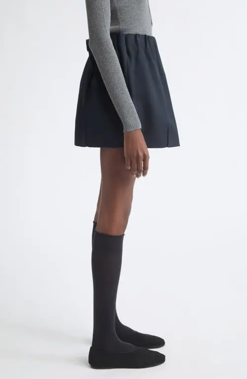NACKIYE Montage Cotton Miniskirt