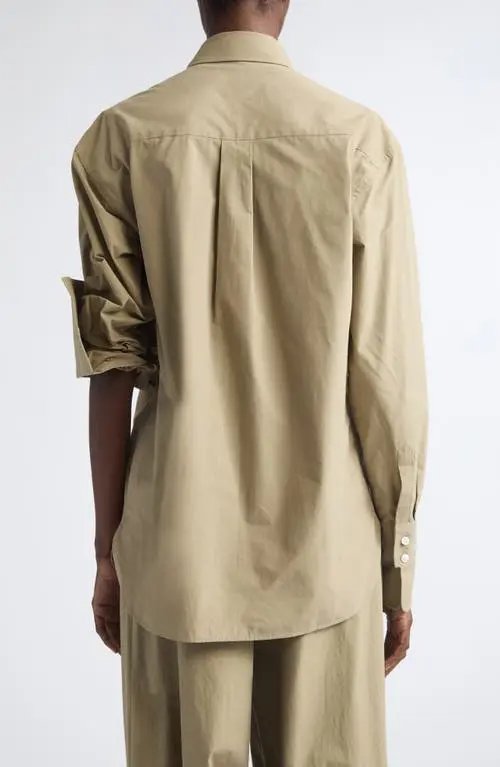 NACKIYE High Fidelity Asymmetric Cotton Shirt
