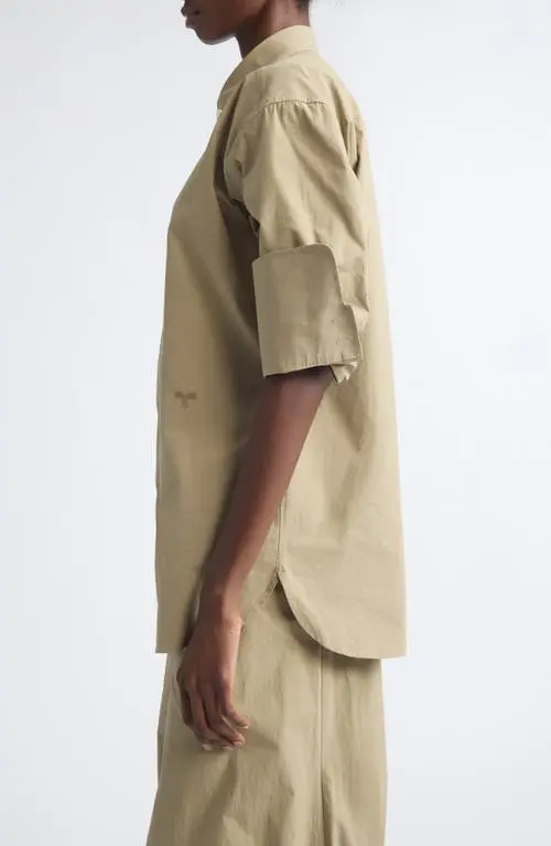 NACKIYE High Fidelity Asymmetric Cotton Shirt