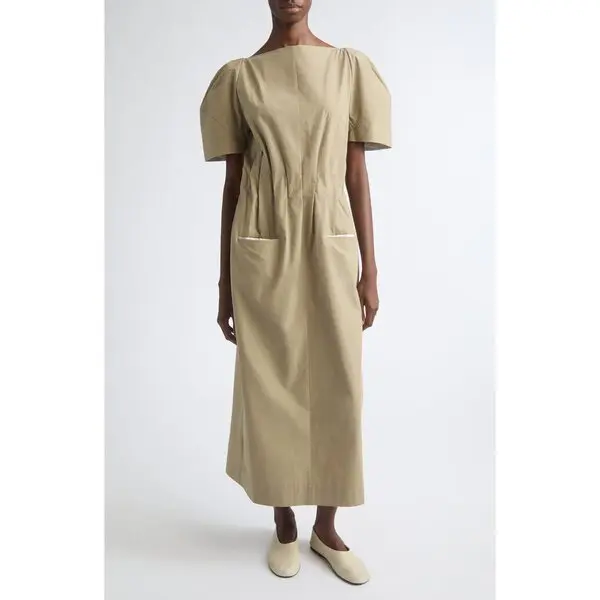 NACKIYE Maddie Cotton Midi Dress