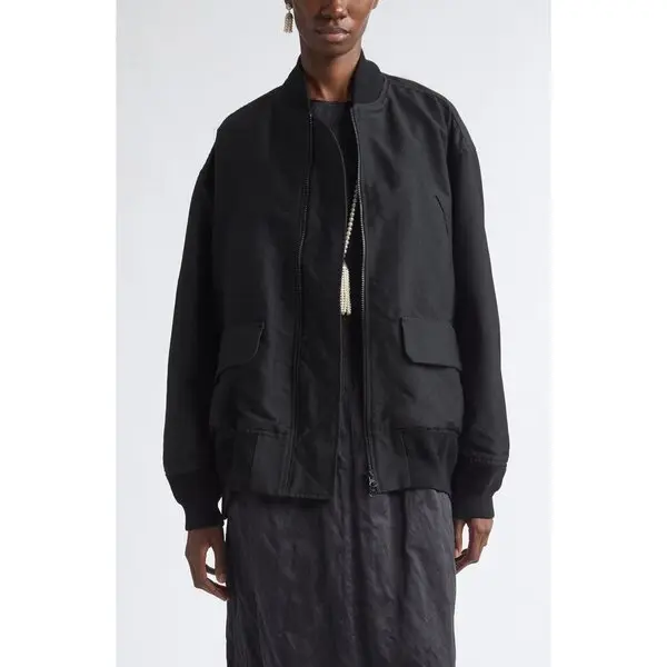 NACKIYE Aviator Oversize Jacket - Noir