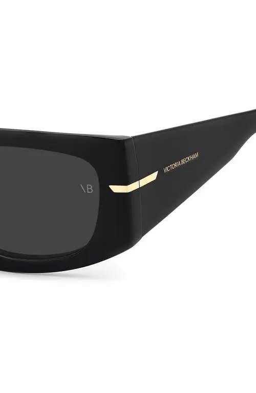Victoria Beckham Vb 7018/s 53mm Rectangular Sunglasses