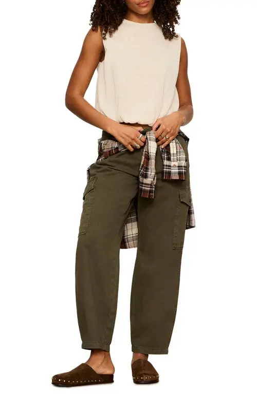 Sanctuary Reunion Pleated Cargo Pants - Green