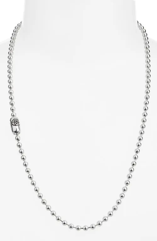 Good Art Hlywd Rosette Poplock Ball Chain Necklace