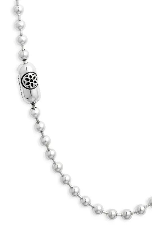 Good Art Hlywd Rosette Poplock Ball Chain Necklace