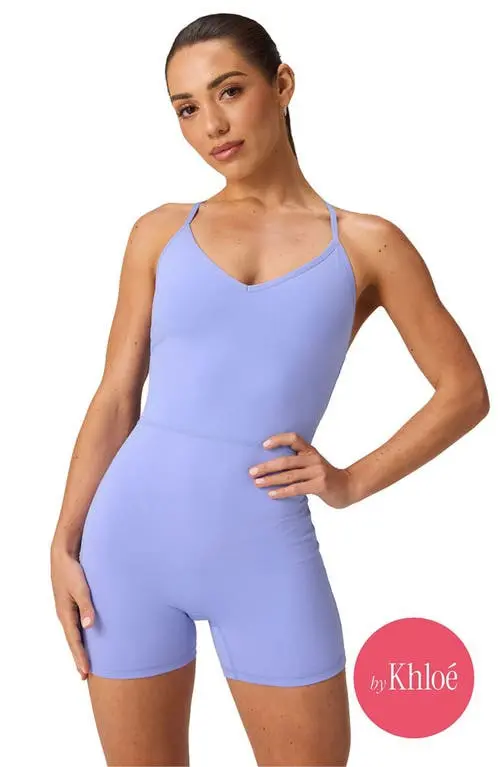 FABLETICS Booty Scrunch Pureluxe V-back Jumpsuit 4 - Moonlight Peri