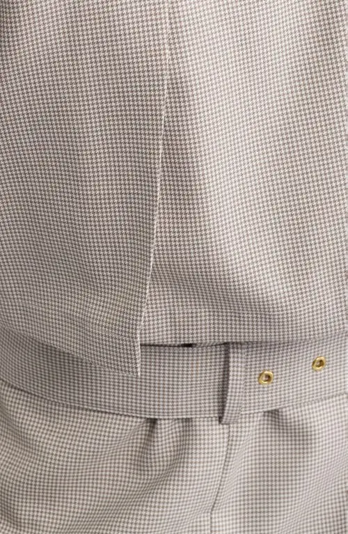 ROWING BLAZERS Houndstooth Short Trench Jacket