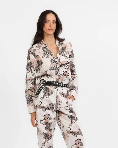 Las Surenas Shirt Lotus Tiger