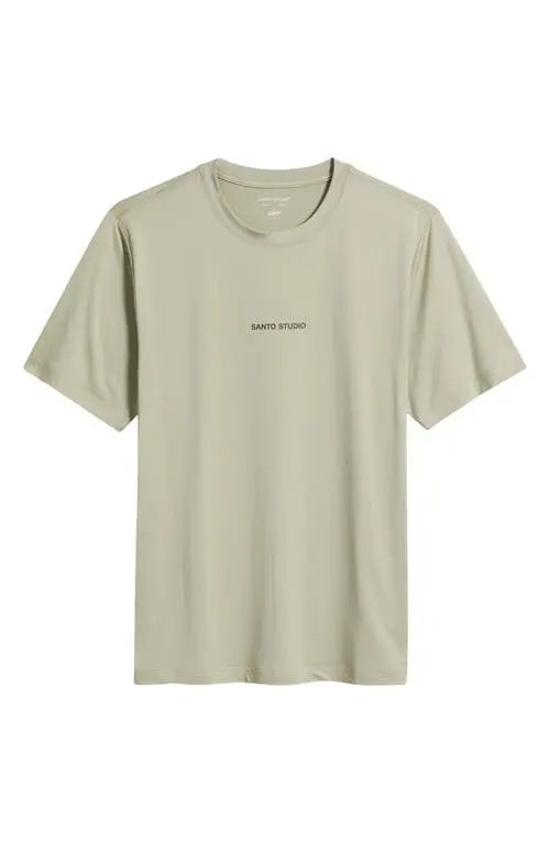 SANTO STUDIO Tempo Wordmark Tech T-shirt