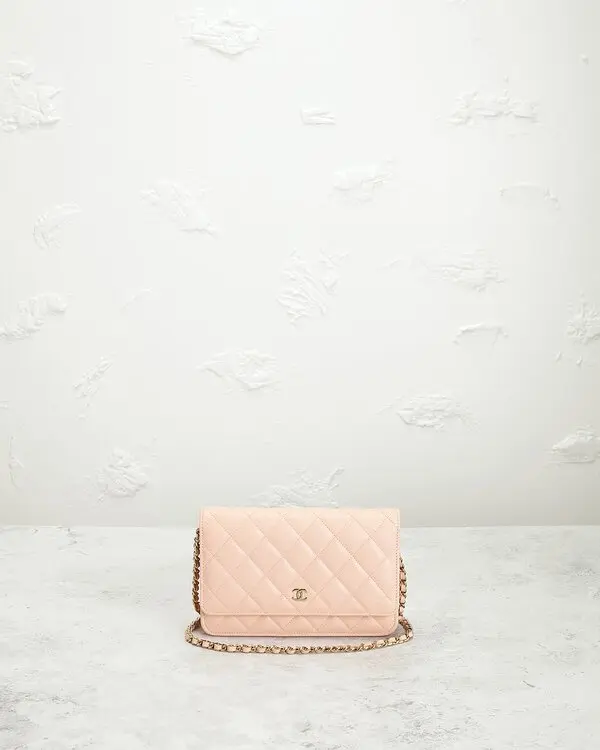 FWRD RENEW Chanel Calfskin Classic Wallet On Chain