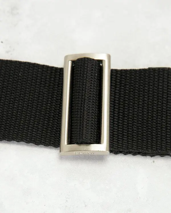 FWRD RENEW Prada Tessuto Flat Messenger Bag - Black