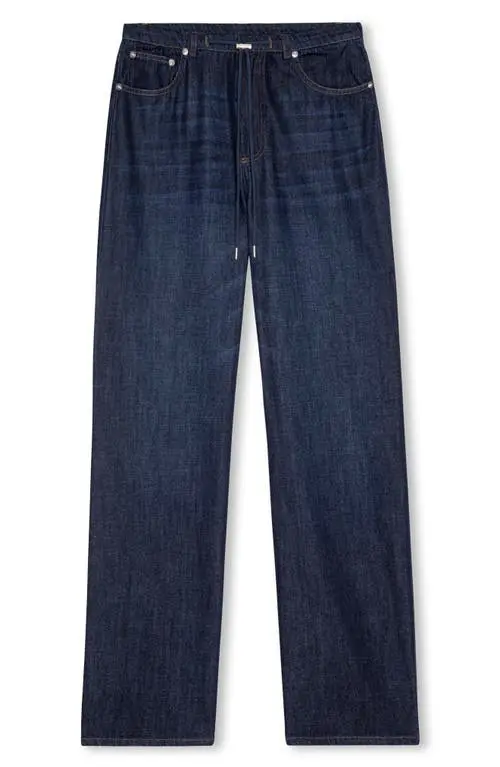 Rails Normandie Wide Leg Drawcord Waistband Jeans - Rinse Wash