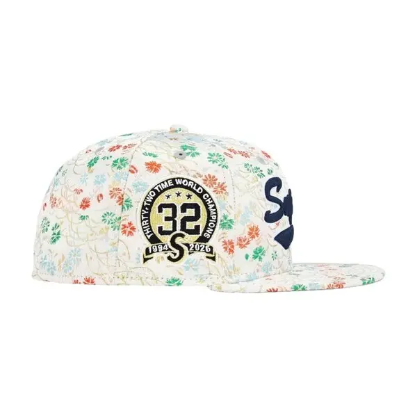 Supreme X New Era Floral Jacquard Cap