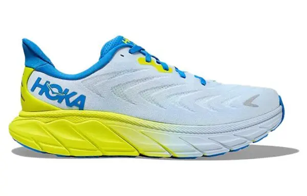 Hoka One One Arahi 6 Athletic Sneakers - Blue/yellow