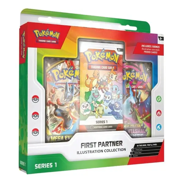 POKEMON First Partner Illustration Collection Series 1 Trading Card Game Set - Multi-color