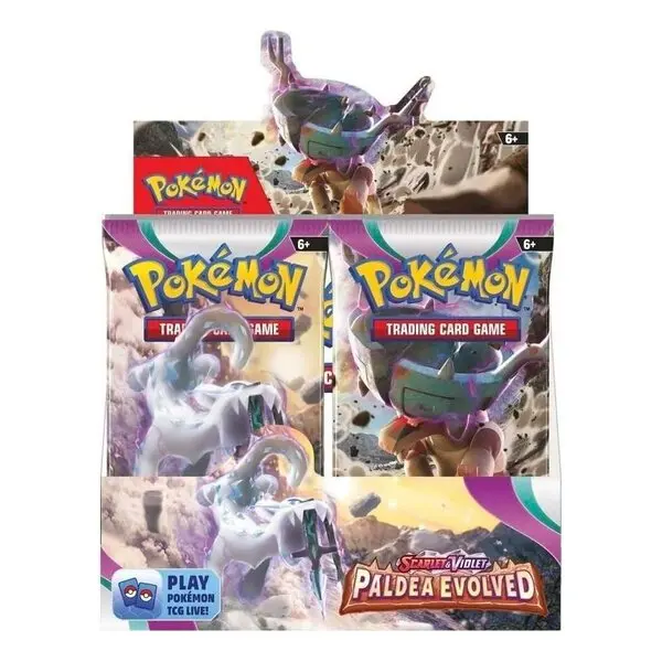 POKEMON Scarlet & Violet Paldea Evolved Booster Display Box - Multi-color