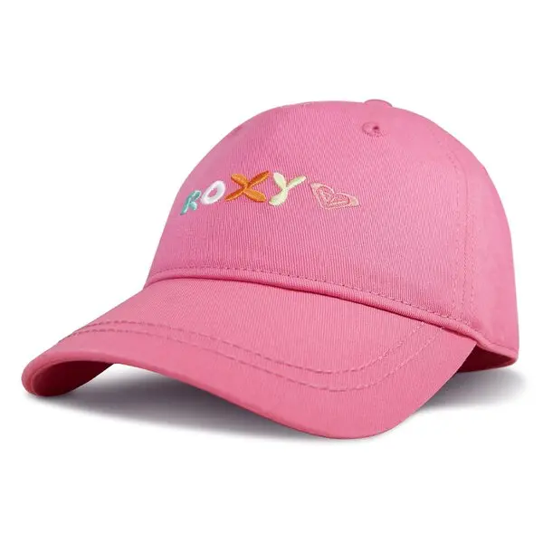 Roxy Embroidered Baseball Cap - Sangria Sunset