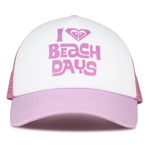 Roxy Trucker Cap With Printed Graphic - Lilac Sachet