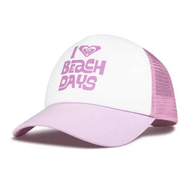 Roxy Trucker Cap With Printed Graphic - Lilac Sachet