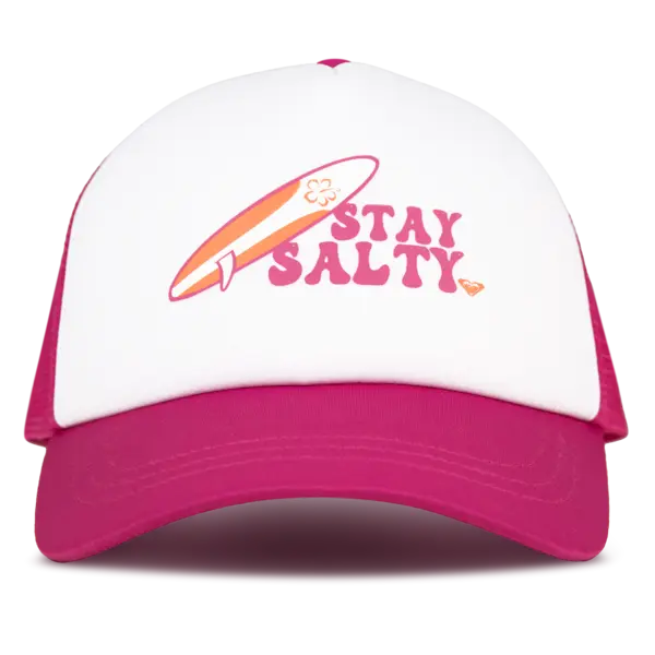 Roxy Trucker Cap With Printed Graphic - Pink Tide