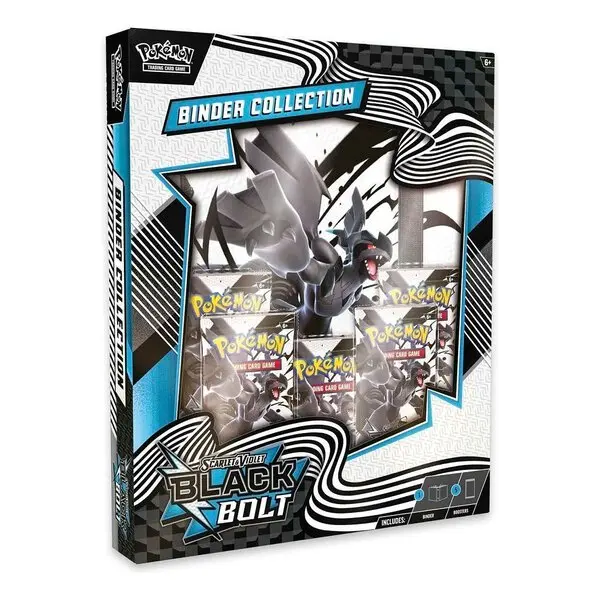POKEMON Card Eng. 2025 Sv: Black Bolt Binder Collection Box - Multi-color