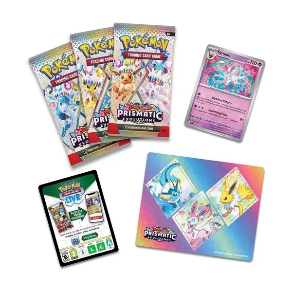 POKEMON Card Eng. 2025 Sv: Prismatic Evolutions Tech Sticker Collection Box 'sylveon - Multi-color