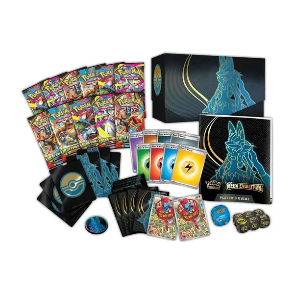 POKEMON Card Eng. 2025 Me01: Mega Evolution Center Exclusive Elite Trainer Box 'mega Lucario