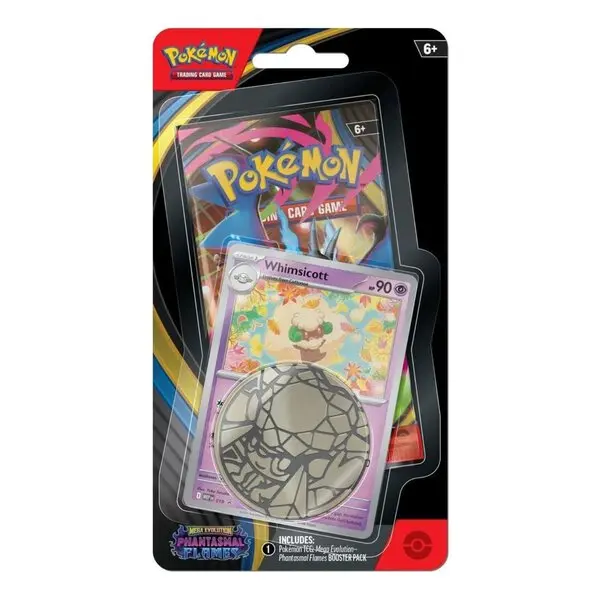POKEMON Card Eng. 2025 Me02: Phantasmal Flames Single Pack Blister 'whimsicott