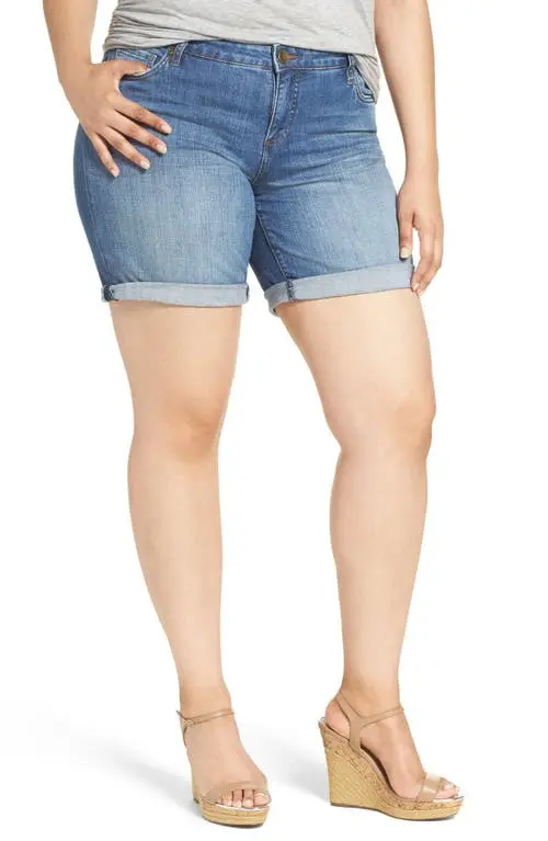 Kut From The Kloth Catherine Denim Boyfriend Shorts
