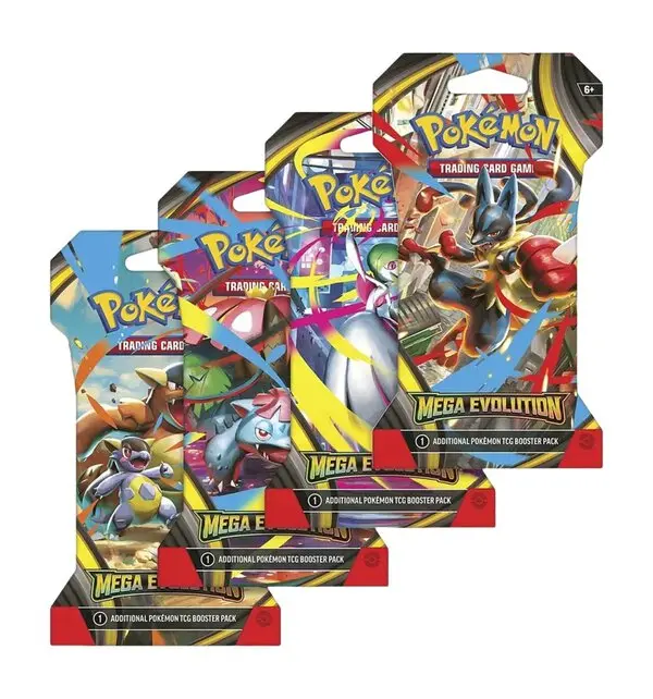 POKEMON Card Eng. 2025 Me01: Mega Evolution Sleeved Booster 1 Pack