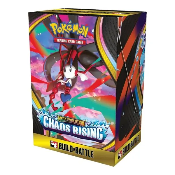 POKEMON Card Eng. 2026 Me04: Mega Evolution Chaos Rising Build & Battle Box - Multi-color