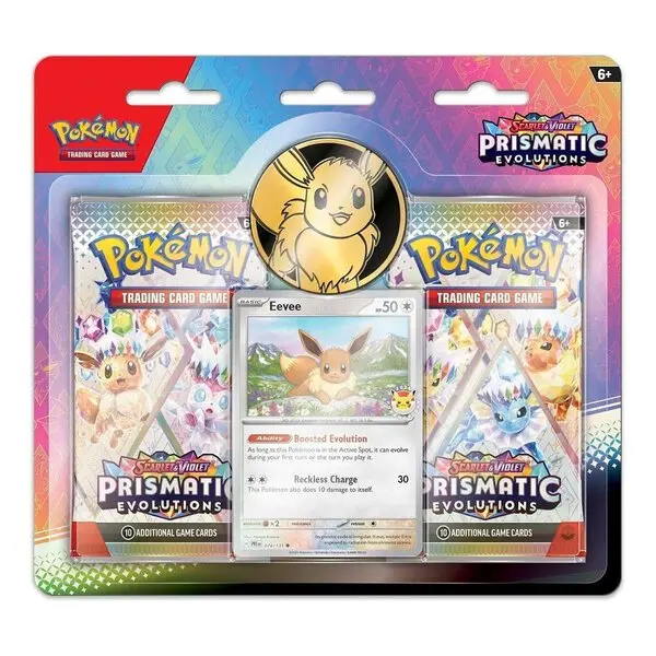 POKEMON Scarlet & Violet Prismatic Evolutions Eevee Blister Pack