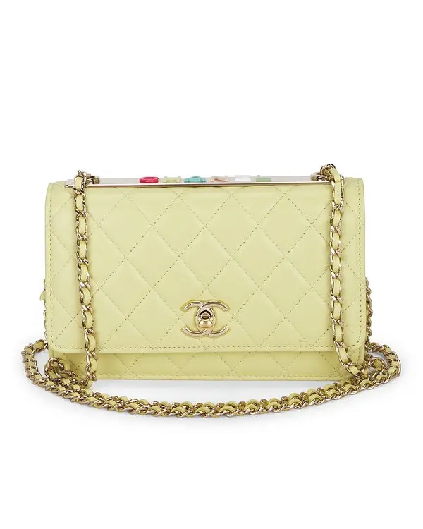 FWRD RENEW Chanel Lambskin Trendy Cc Wallet On Chain