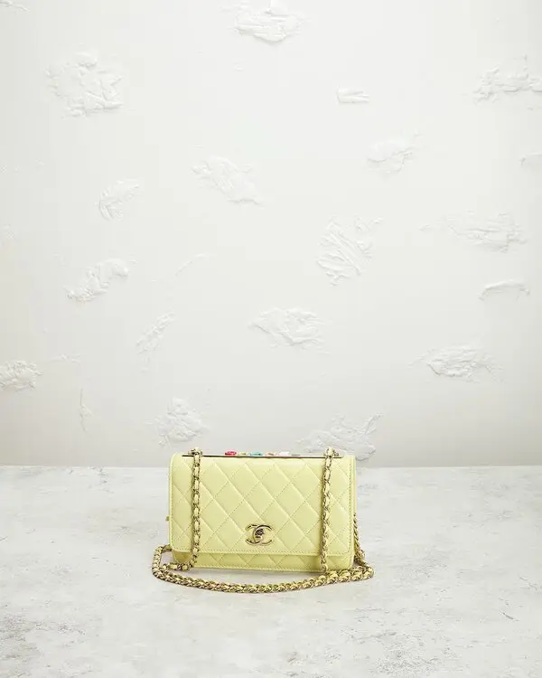 FWRD RENEW Chanel Lambskin Trendy Cc Wallet On Chain