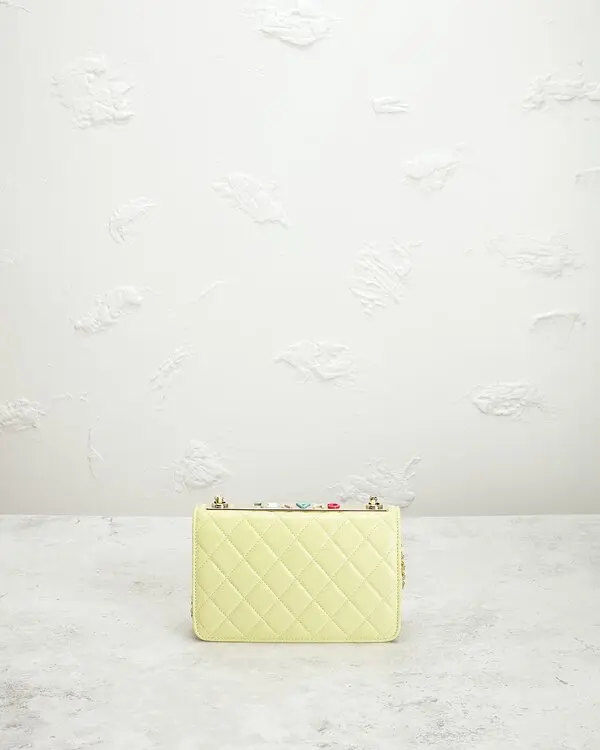 FWRD RENEW Chanel Lambskin Trendy Cc Wallet On Chain