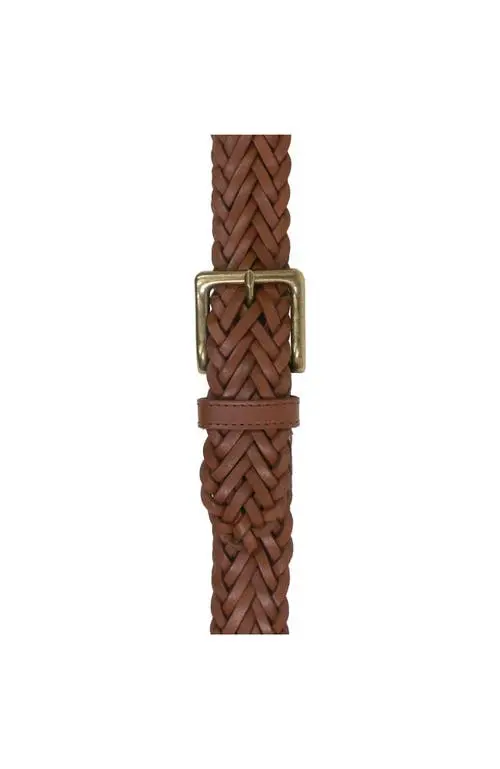 Brooks Brothers Braided Leather Belt