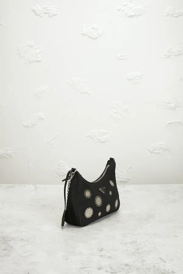 Prada Sequin Polka Dot Re-edition 2005 Re-nylon Shoulder Bag