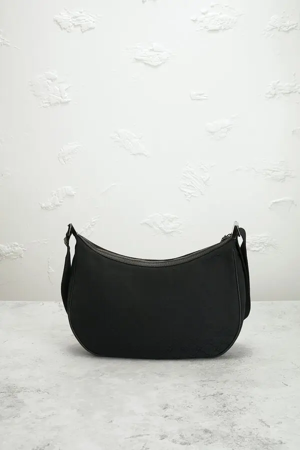 Gucci Half Moon Hobo Bag - Black