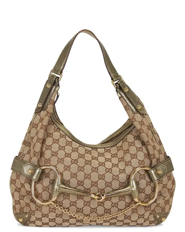 FWRD RENEW Gucci Horsebit Hobo Bag