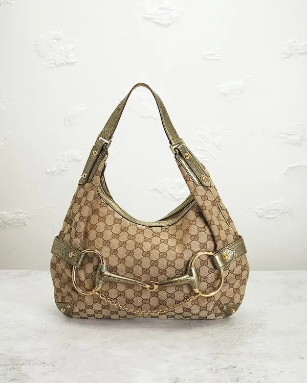 FWRD RENEW Gucci Horsebit Hobo Bag