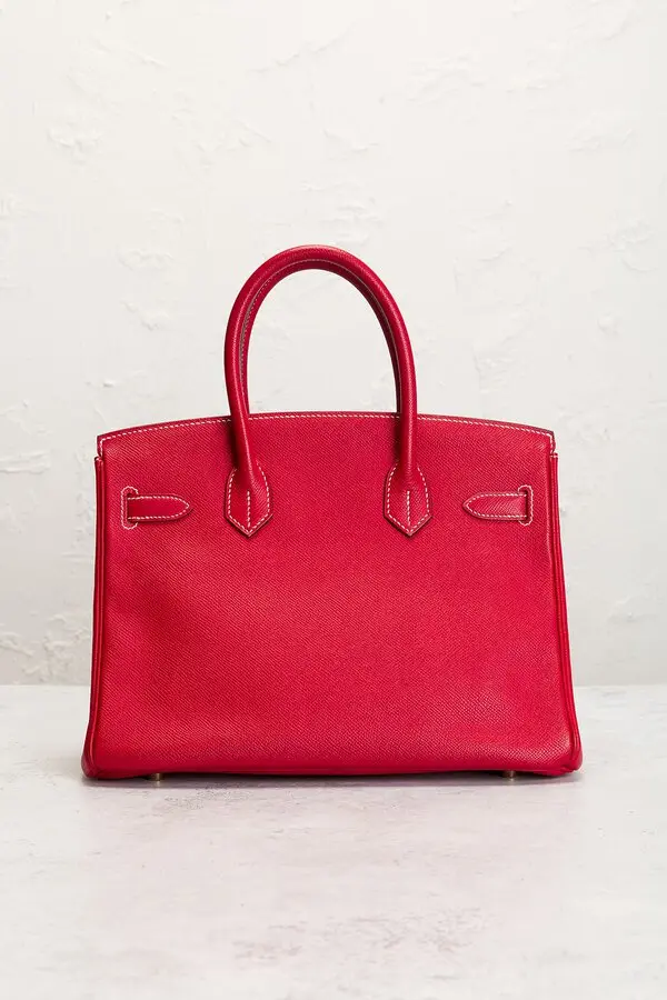 Hermès Epsom Birkin 30 Handbag - Rouge
