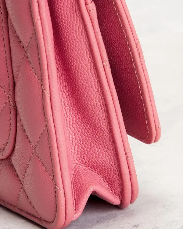 FWRD RENEW Chanel Caviar Classic Wallet On Chain