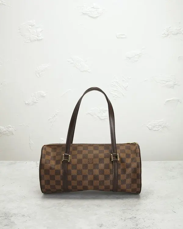 FWRD RENEW Louis Vuitton Damier Ebene Papillon 30 Handbag
