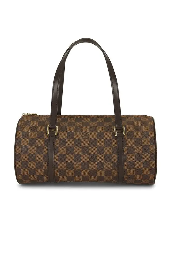 FWRD RENEW Louis Vuitton Damier Ebene Papillon 30 Handbag - Brown