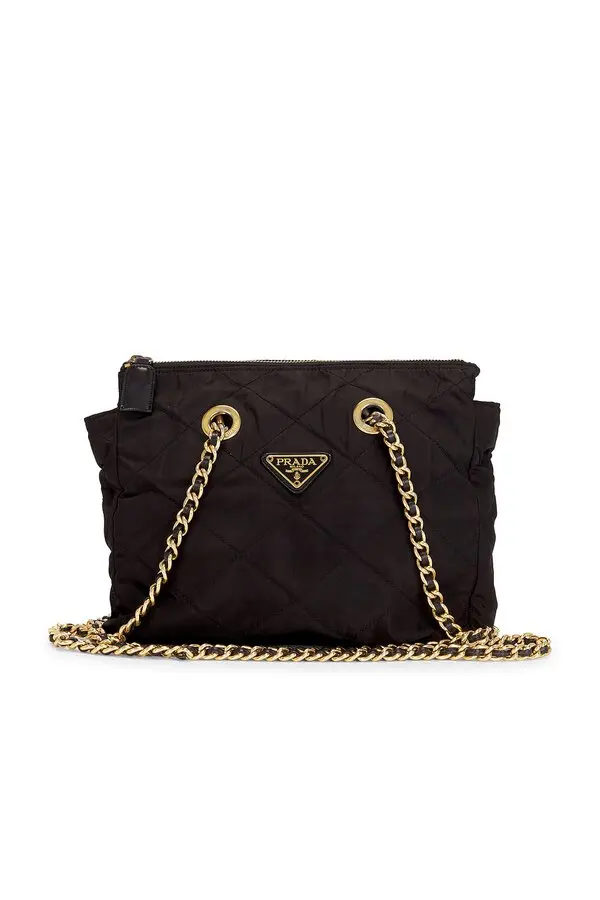 Prada Tessuto Tote Bag - Black