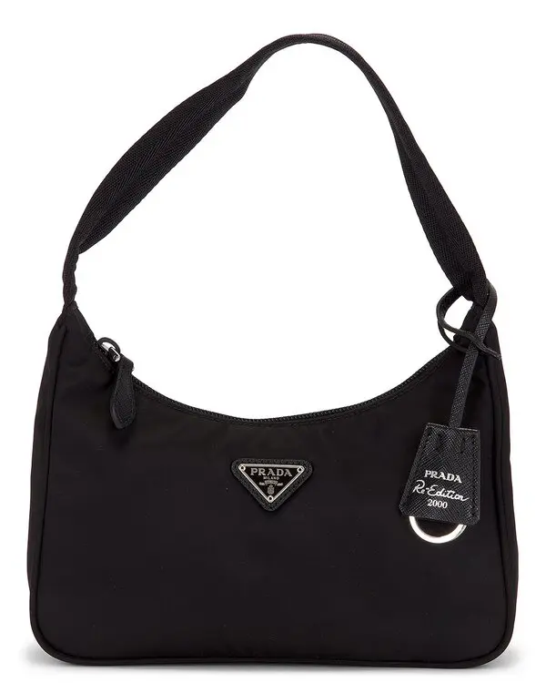 FWRD RENEW Prada Mini Re-edition 2000 Re-nylon Shoulder Bag