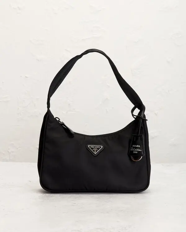 FWRD RENEW Prada Mini Re-edition 2000 Re-nylon Shoulder Bag