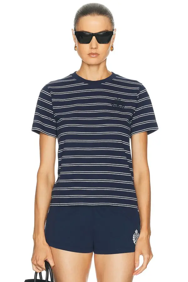SPORTY & RICH 19978;装 - Light Navy Striped