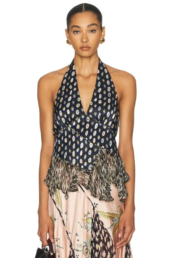 Staud Maeva Silk Top